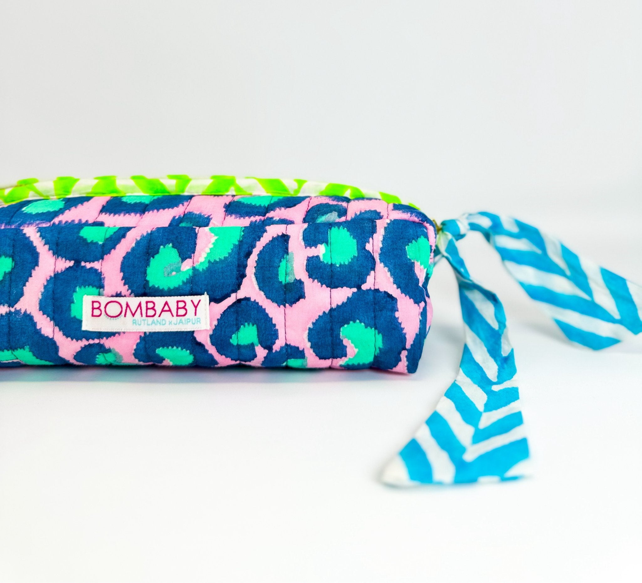 Handmade Quilted Floral Pencil Case | Bombaby
