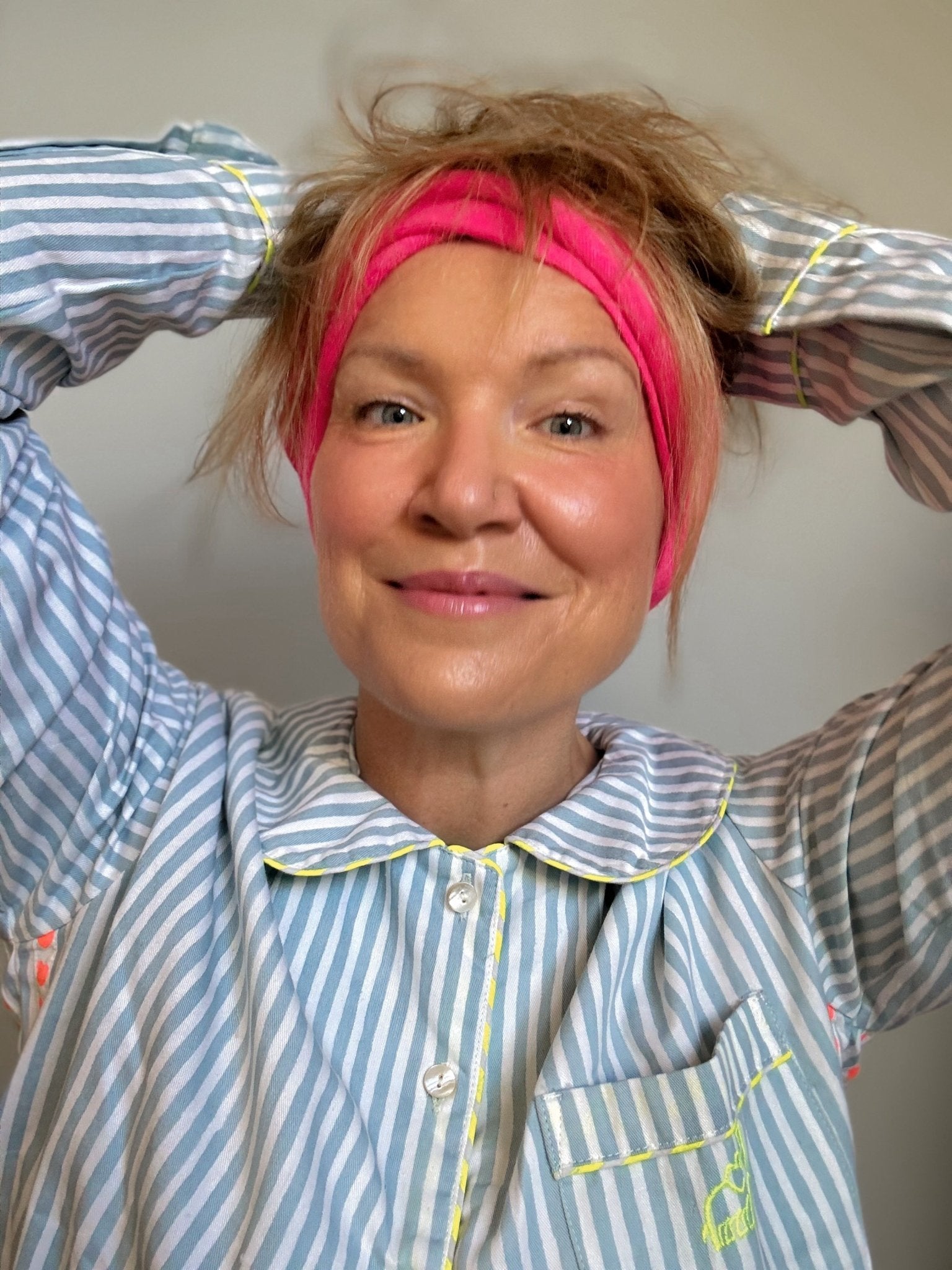 Neon Pink Cashmere Headband | Luxury Mongolian Cashmere – Bombaby